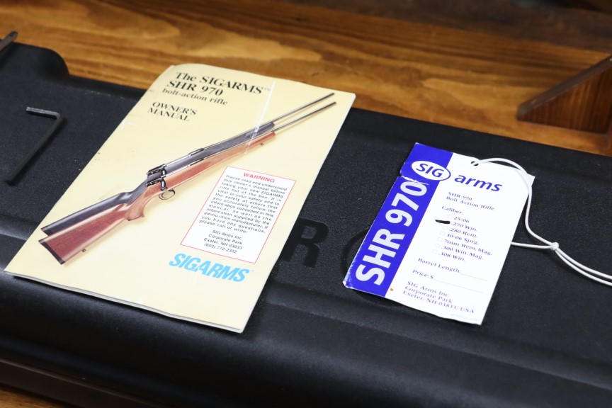Sig Arms SHR 970 Rifle 270 Winchester Caliber Swiss Made 99% Case ...