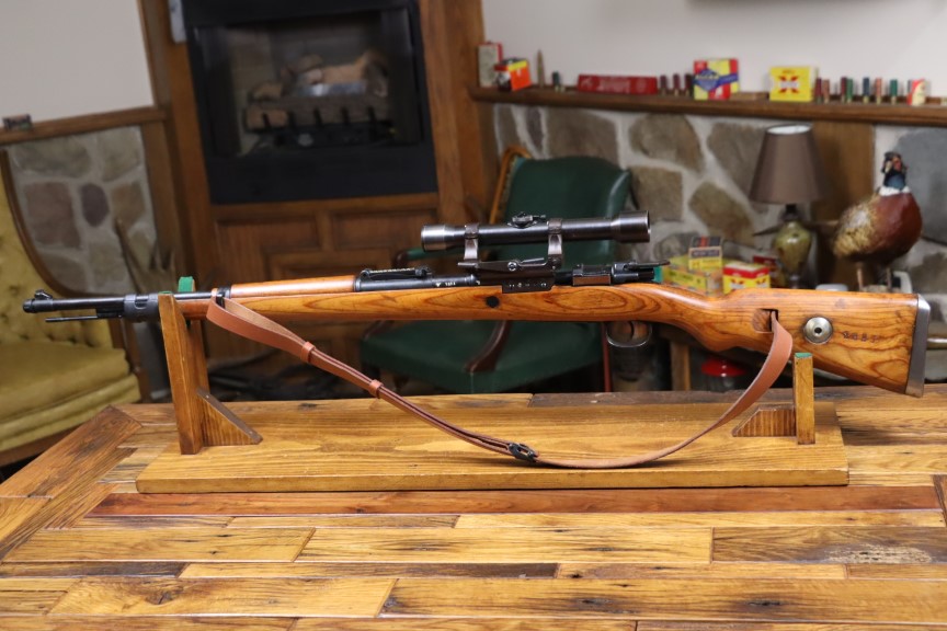 K98 Mauser byf 44 Long Side Rail Sniper Conversion WWII WW2 8mm German ...
