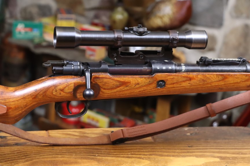 K98 Mauser byf 44 Long Side Rail Sniper Conversion WWII WW2 8mm German ...