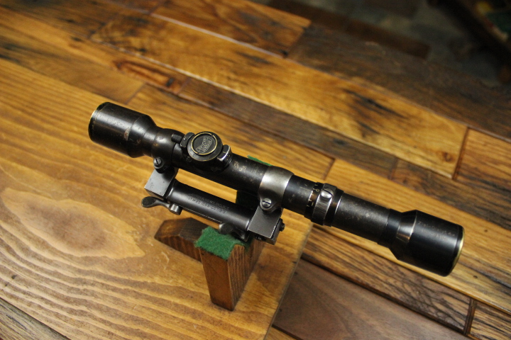 Pre-war Hensoldt scope with Griffin & Howe Mount at Ironmen Arms & Antiques